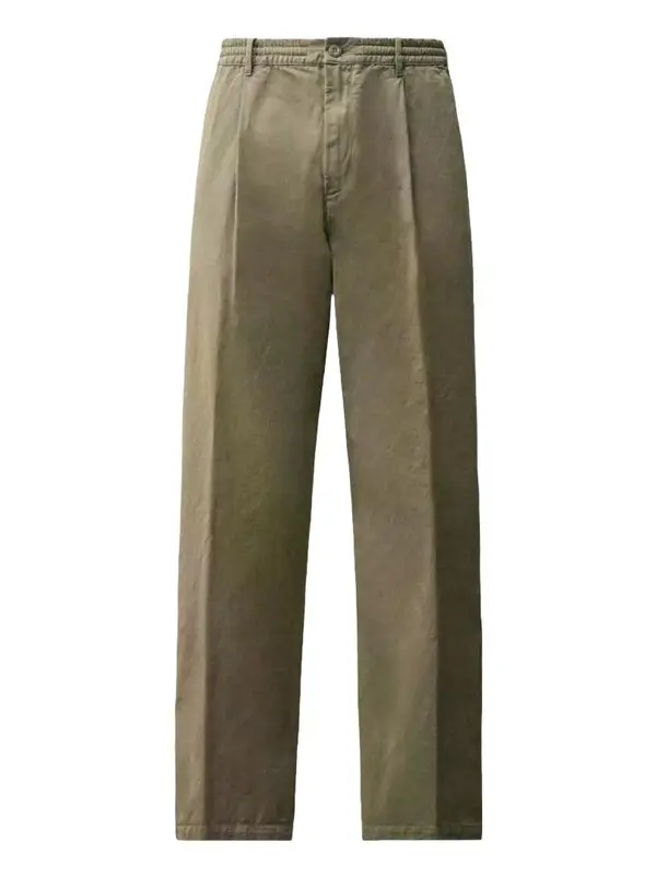 C.P. COMPANY Pleated Elasticated Waist Trousers - Green
