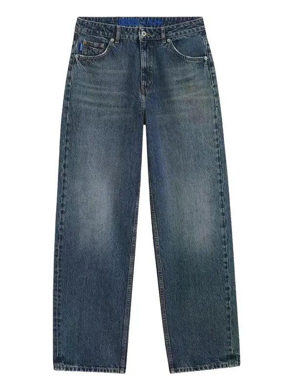 Hugo Loose-fit Wide-leg Jeans - Blue