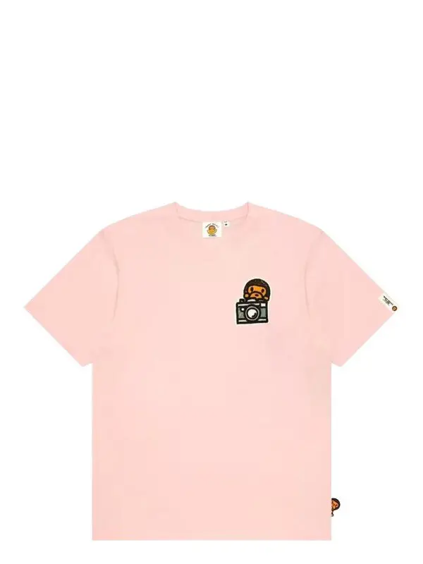 A BATHING APE Baby Milo® Store Graphic T-shirt - Pink