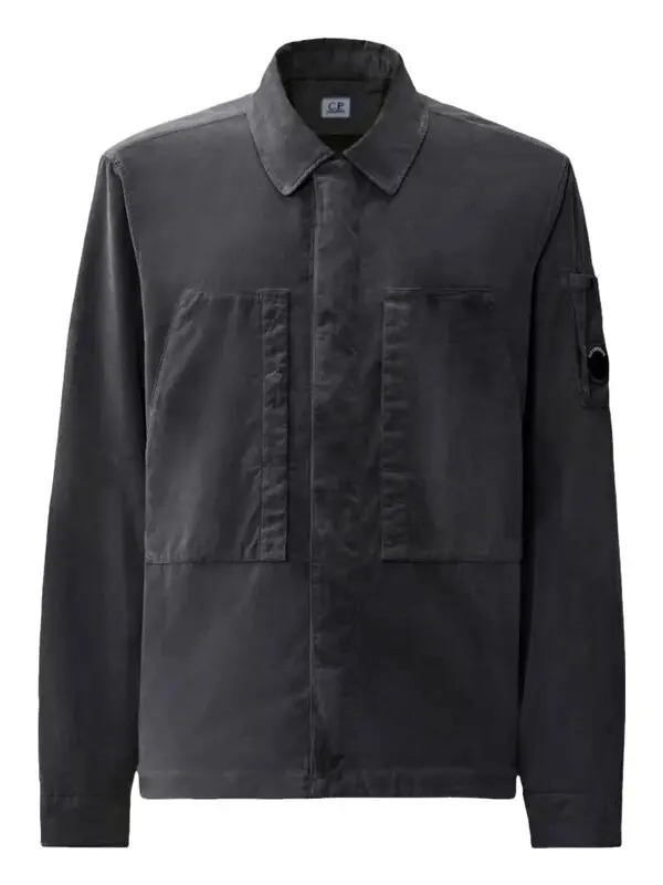 C.P. COMPANY Lens-detail Cotton Jacket - Grey