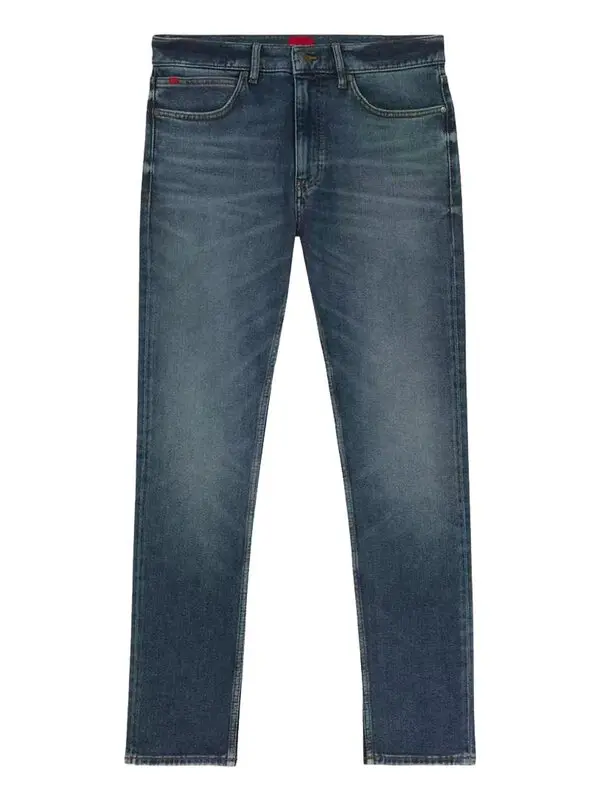 Hugo Whiskered Effect Jeans - Blue