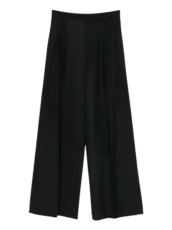 TELA Niside Wide-leg Trousers - Black
