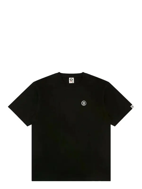 AAPE BY *A BATHING APE Moonface-patch T-shirt - Black