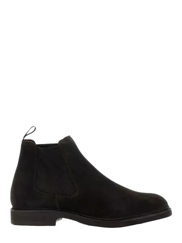 BERWICK 1707 Suede Chelsea Boots - Brown