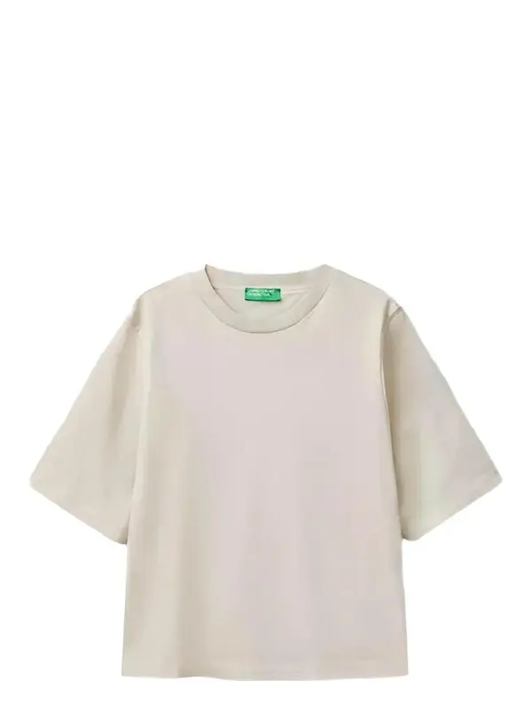 BENETTON Crew-neck T-shirt - Neutrals