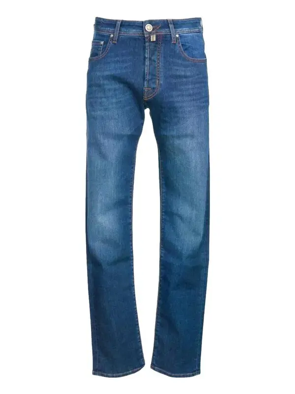 Jacob Cohen Straight-leg Jeans With Faded Effect - Blue