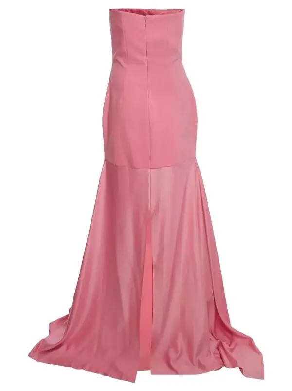 Solace London Strapless Maxi Gown - Pink