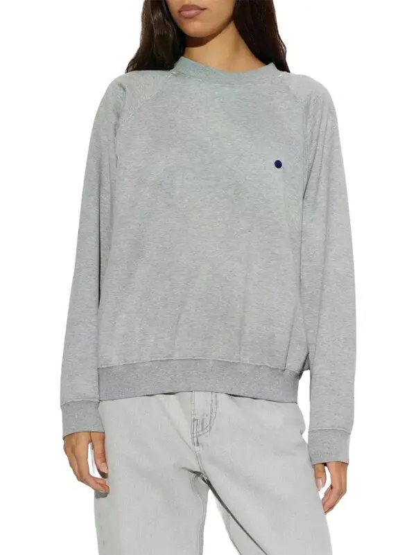 JIL SANDER Crew Neck Raglan Sweatshirt - Grey