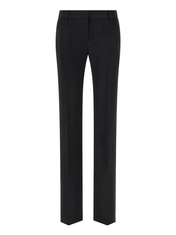 Ermanno Scervino Straight-leg Tailored Trousers - Black