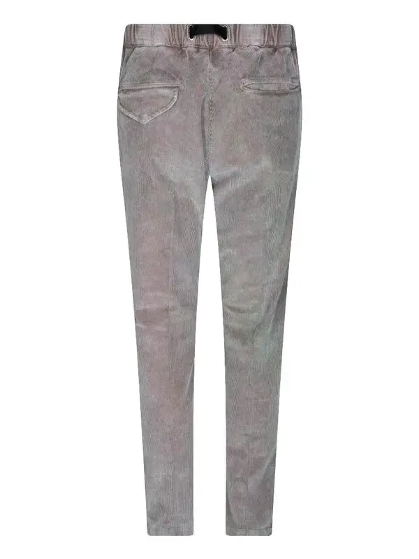 WHITE SAND Belted Corduroy Trousers - Neutrals