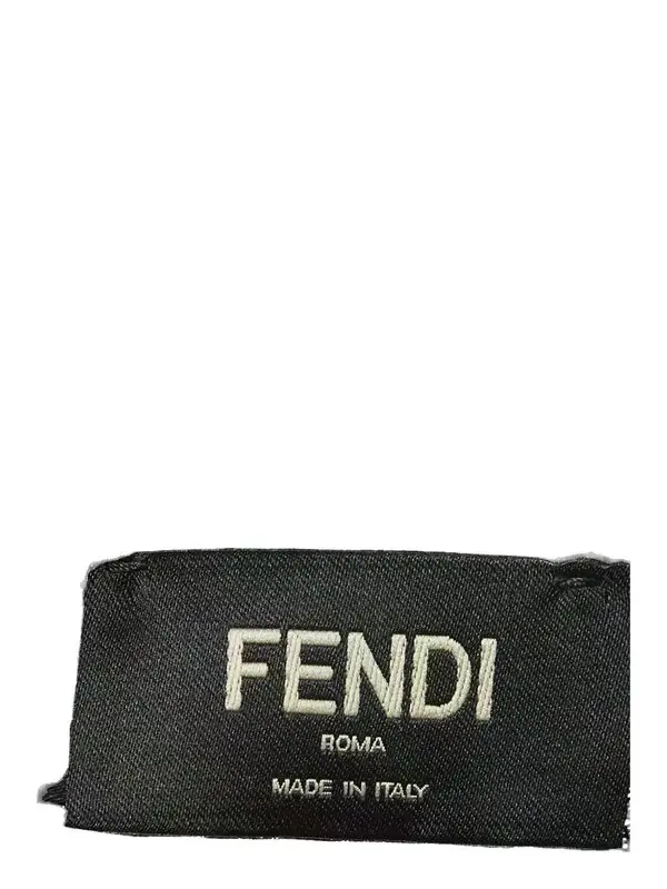 Fendi Ff-logo Embroidered Shirt - Black