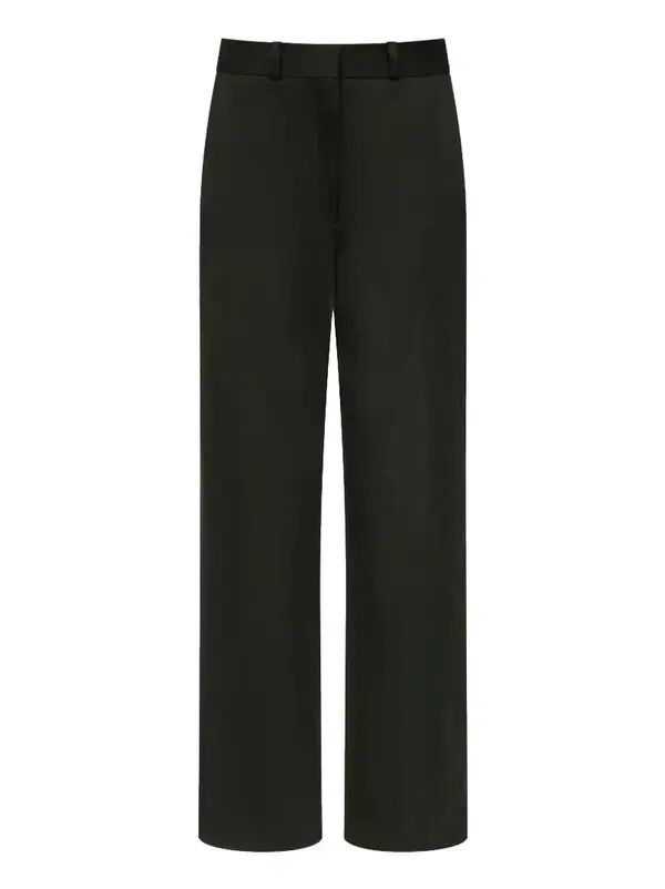 Loulou De Saison Kian Straight-leg Trousers - Black