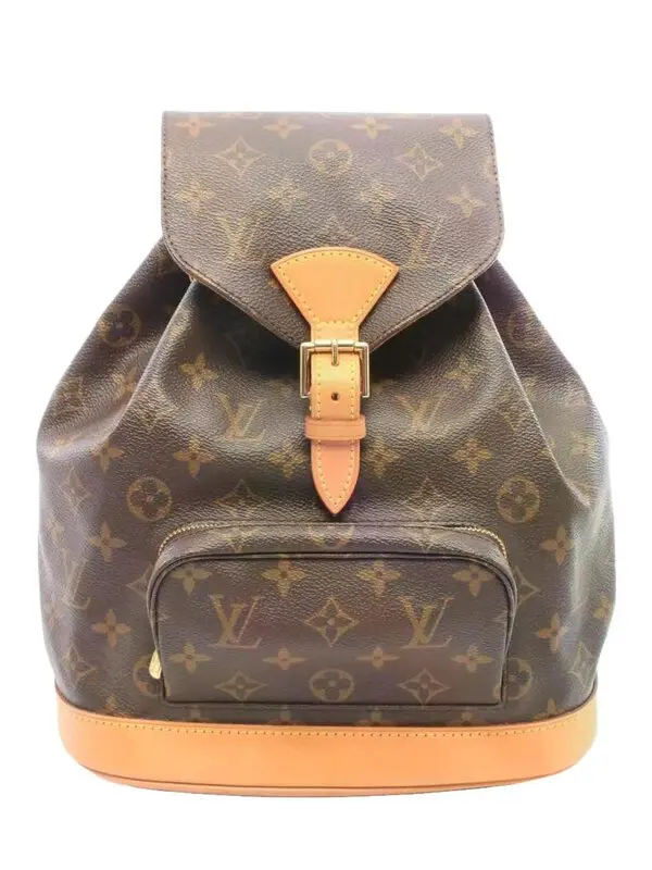 LOUIS VUITTON Montsouris Monogram Backpack - Brown