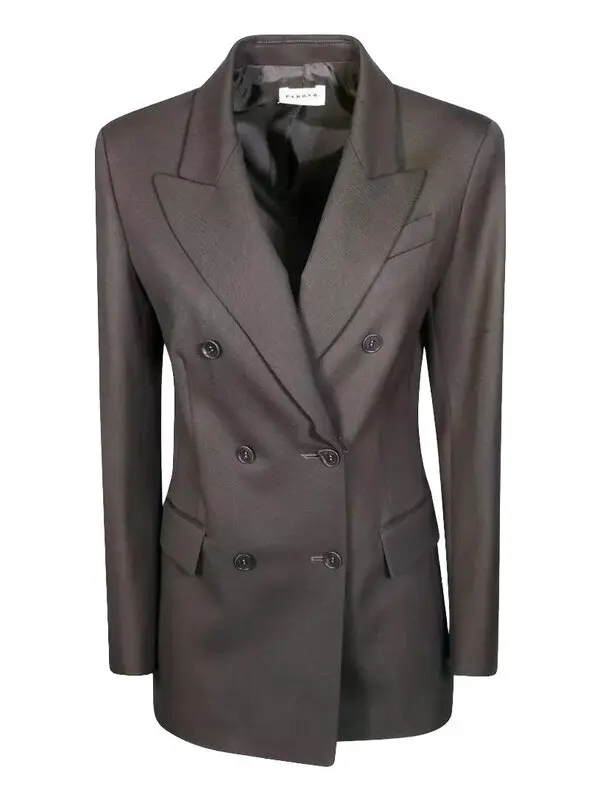 P.a.r.o.s.h Double-breasted Jacket - Brown