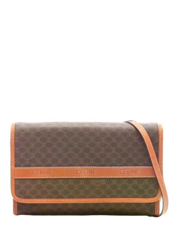 Celine Macadam Shoulder Bag - Brown
