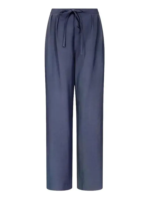 Loulou De Saison Ellon Pleated Drawstring Trousers - Blue
