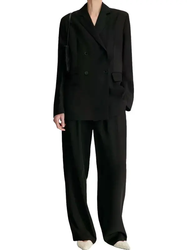 Loulou De Saison Regan Double-breasted Jacket - Black