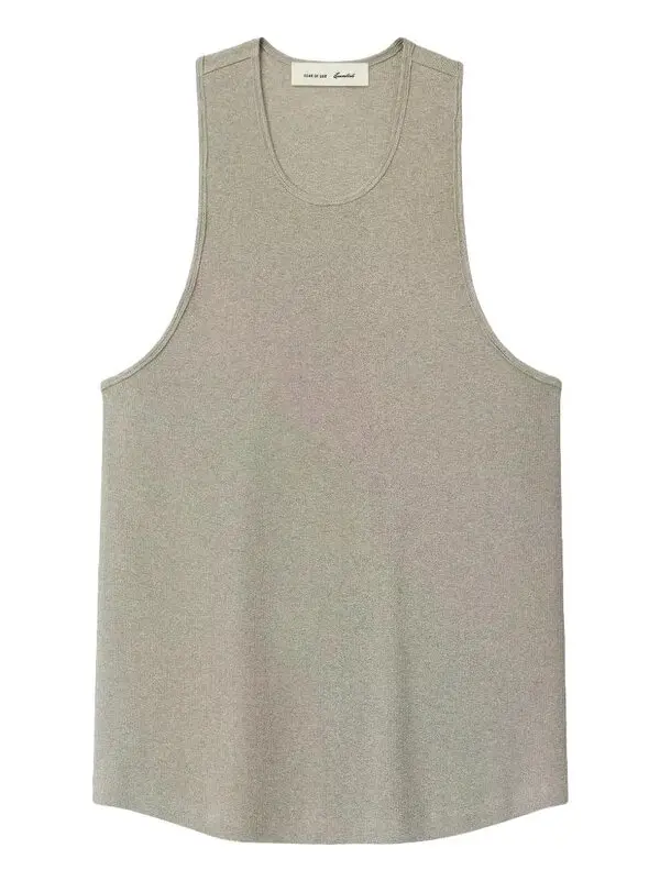 Fear Of God Essentials Ribbed Tank Top - Grey
