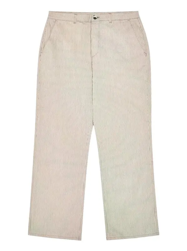 MALBON Hickory Stripe Trousers - Neutrals