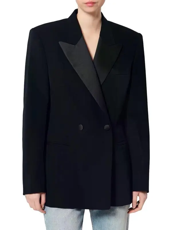 Isabel Marant Étoile Ranyae Peak-lapel Blazer - Black