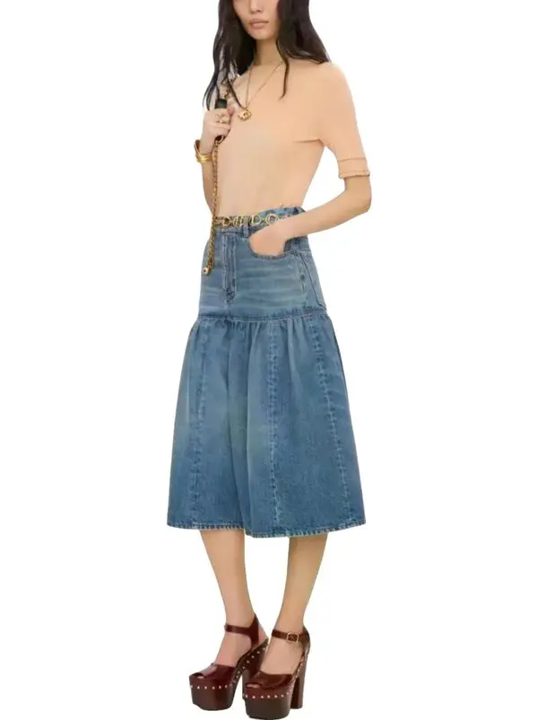 Chloé Denim Bermuda Shorts - Blue