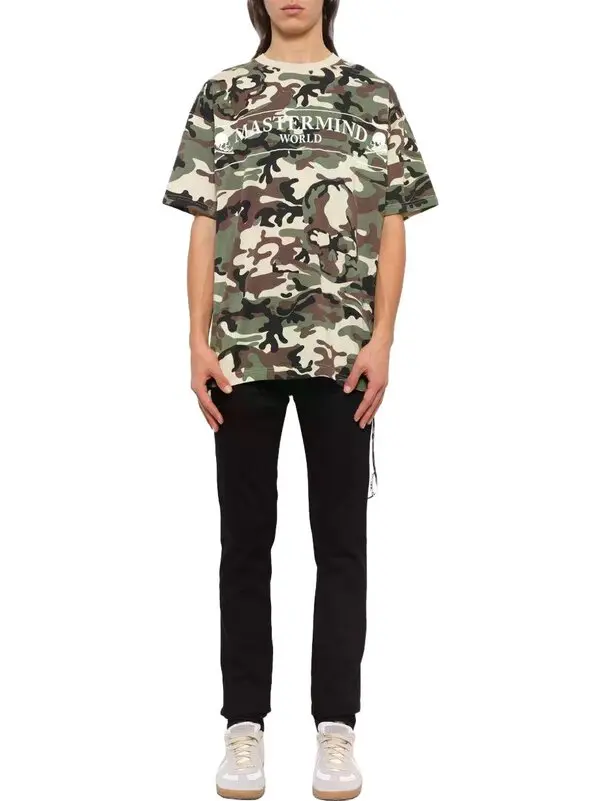 MASTERMIND WORLD Camo-print T-shirt - Green