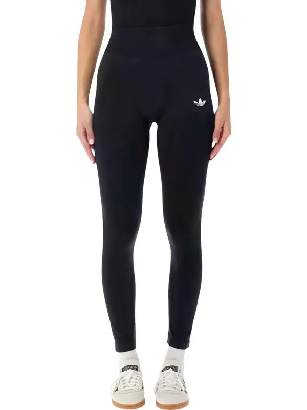 Adidas Logo-print Leggings - Black
