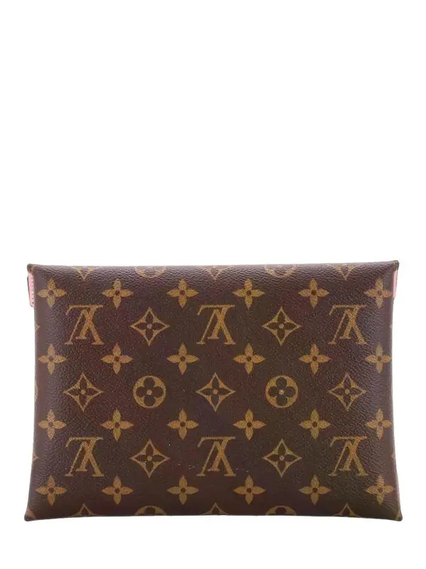 LOUIS VUITTON Monogram Canvas Clutch Bag - Brown