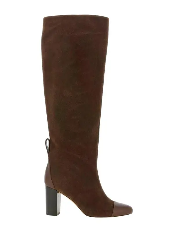 ODISSI Lia Suede Boots - Brown