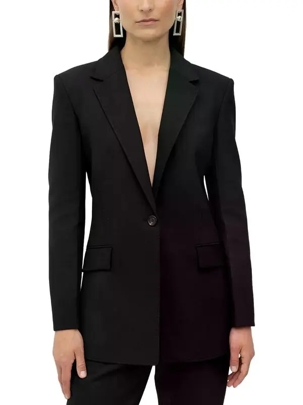 Hugo Single-breasted Notched-lapel Blazer - Black