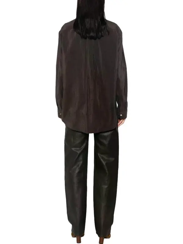 LEMAIRE Button-down Shirt - Brown