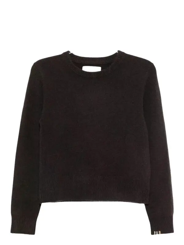 Extreme Cashmere Ribbed-trim Fine Knit Sweater By - Brown