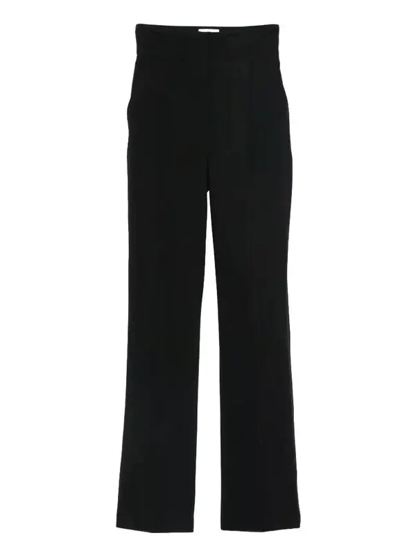 Elisabetta Franchi Pressed Crease Trousers - Black