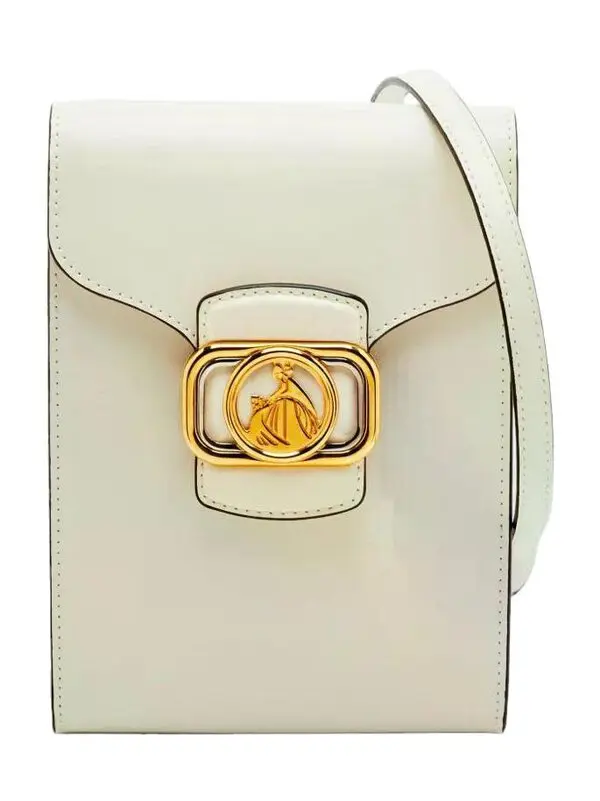 LANVIN Pencil Cat Cross Body Bag - White