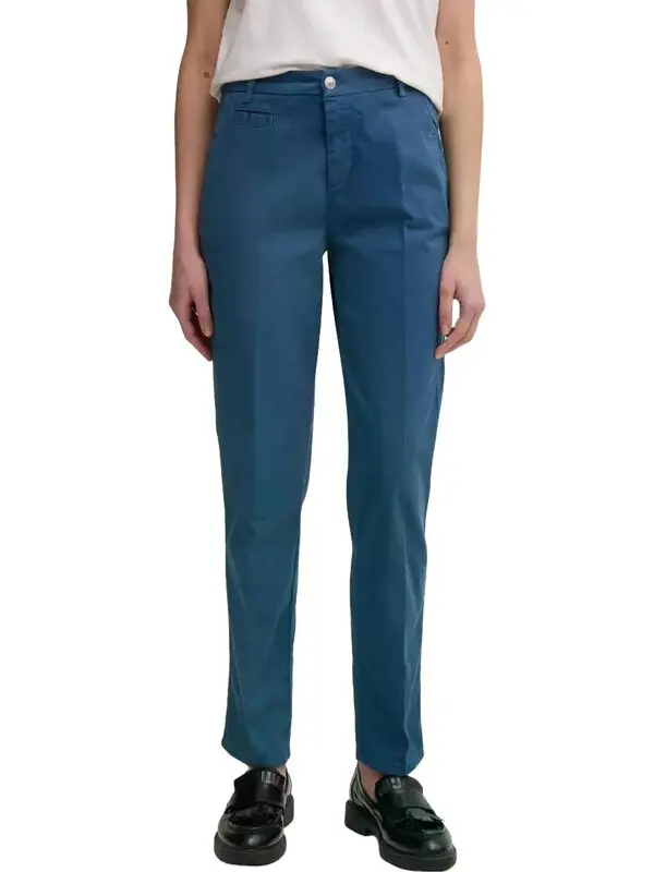 BENETTON Straight-leg Chino Trousers - Blue