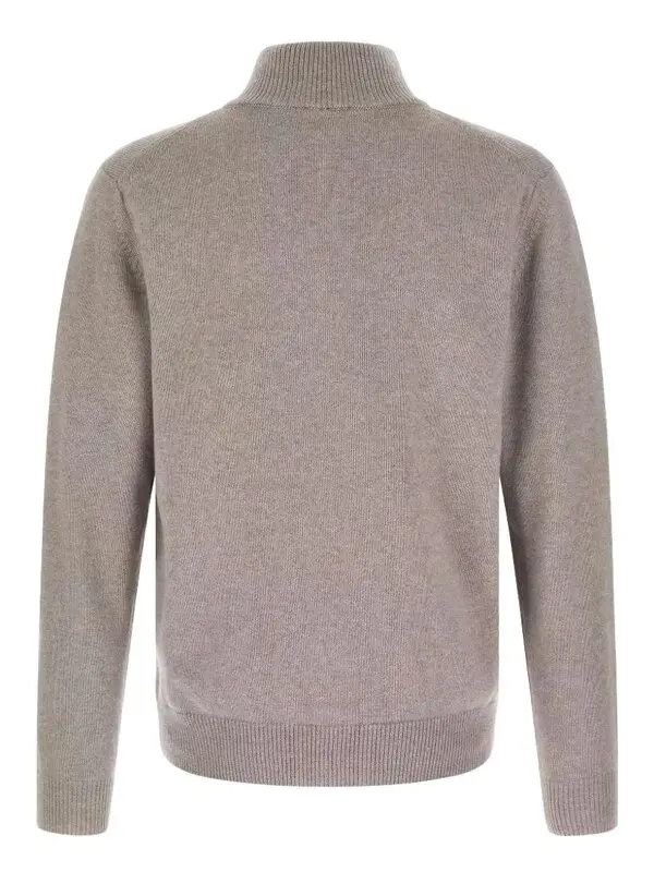 Brioni Button-up High-neck Cardigan - Neutrals