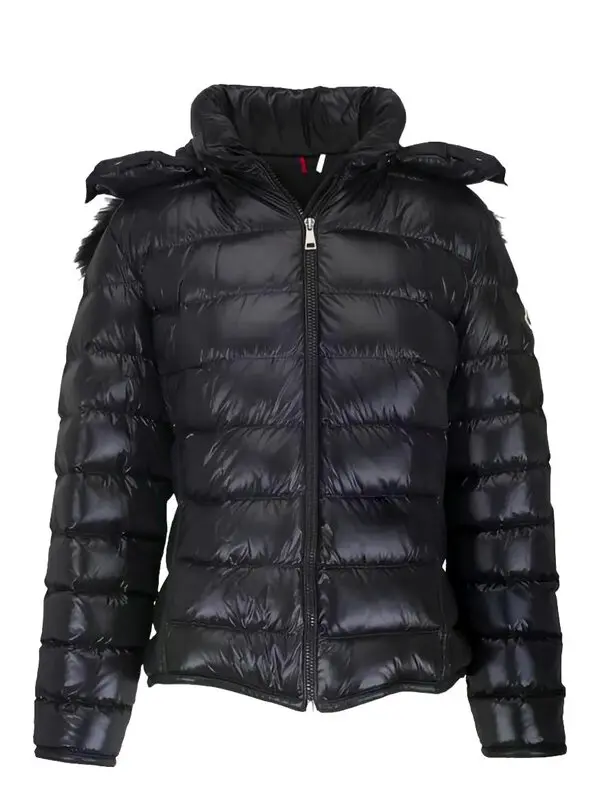 Moncler Badyeffe Faux-fur Hooded Puffer Jacket - Black