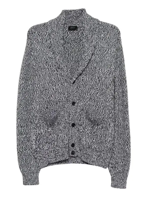 Brioni Shawl-collar Cardigan - Grey