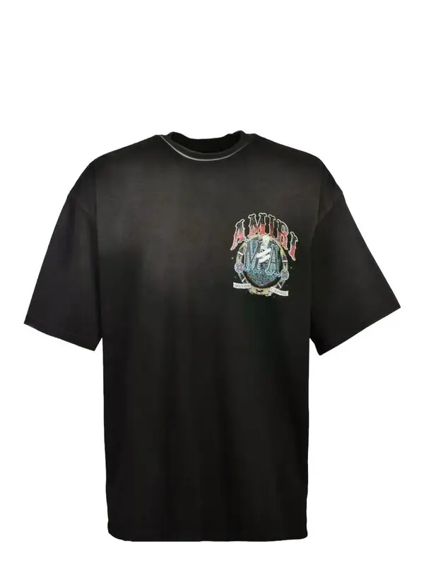 Amiri Logo-print T-shirt - Black