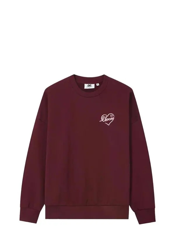 CHOCOOLATE Graphic Print Sweatshirt - Red