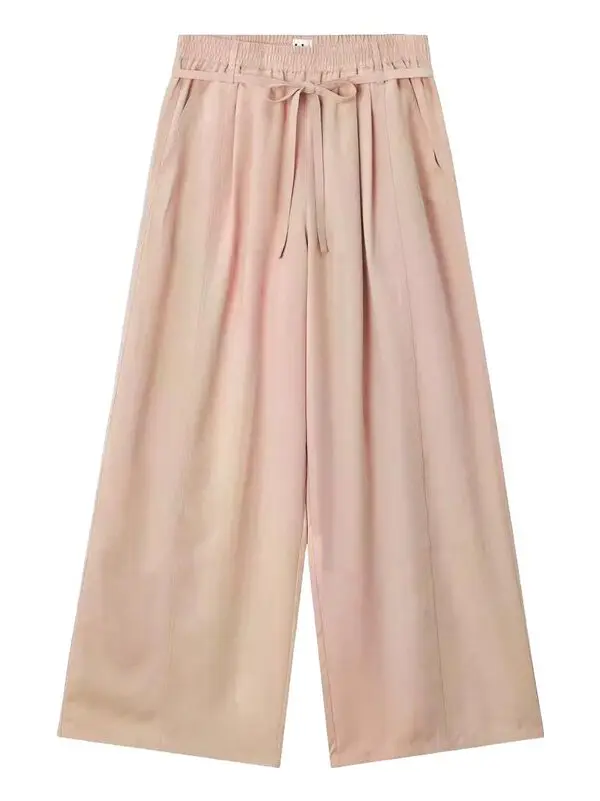 B+AB Pleated Wide-leg Trousers - Pink