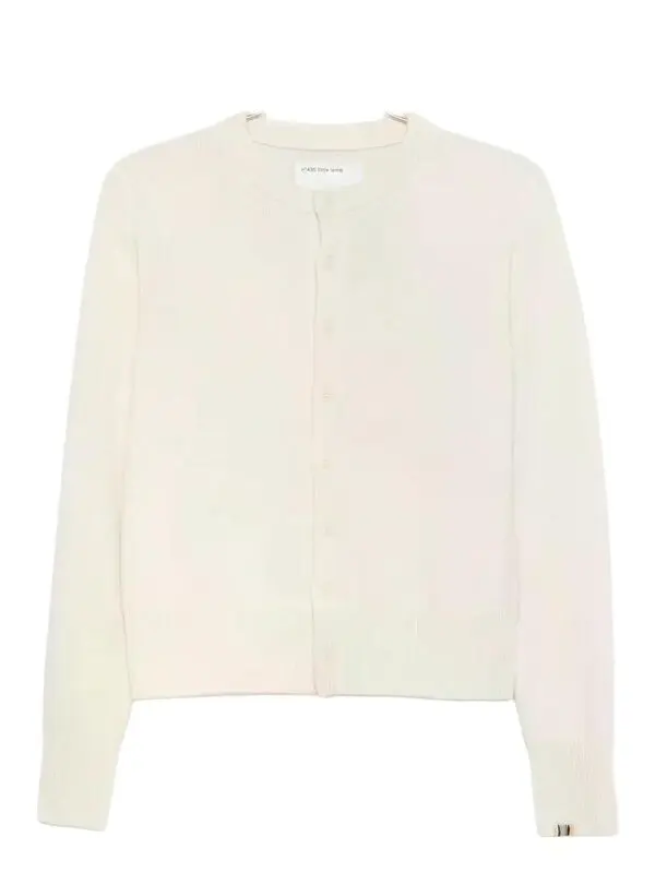 Extreme Cashmere Button-up Cardigan - Neutrals