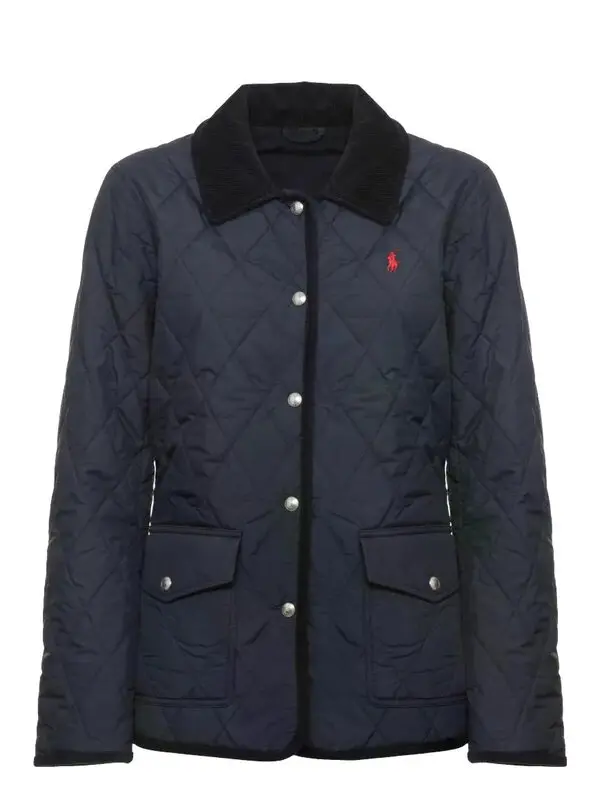 Polo Ralph Lauren Quilted Corduroy Collar Jacket - Blue