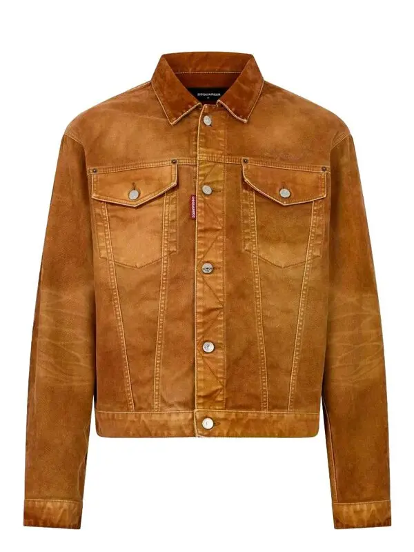Dsquared2 Denim Jacket - Brown