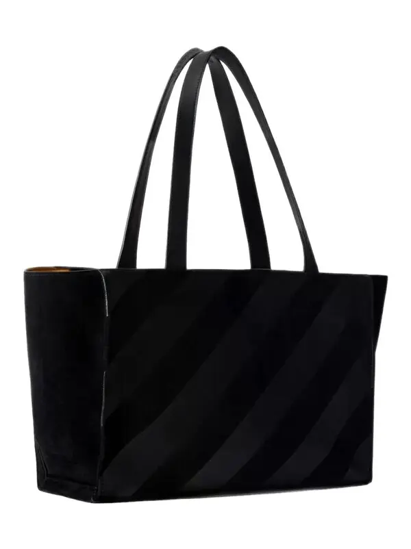 Off-White Sandbag Leather Tote Bag - Black