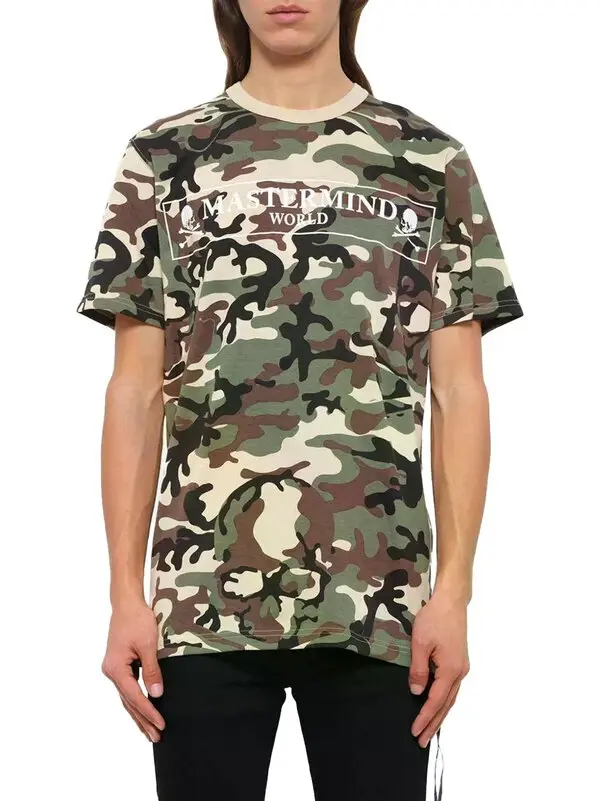 MASTERMIND WORLD Camo-print T-shirt - Green