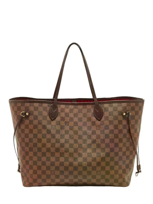LOUIS VUITTON Neverfull Gm Damier Ebene Shoulder Bag - Brown