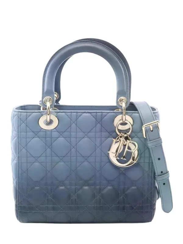 Dior Lady Cannage Handbag - Blue