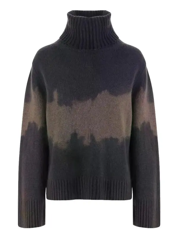 OLIVER LATTUGHI Cashmere Roll-neck Sweater - Grey