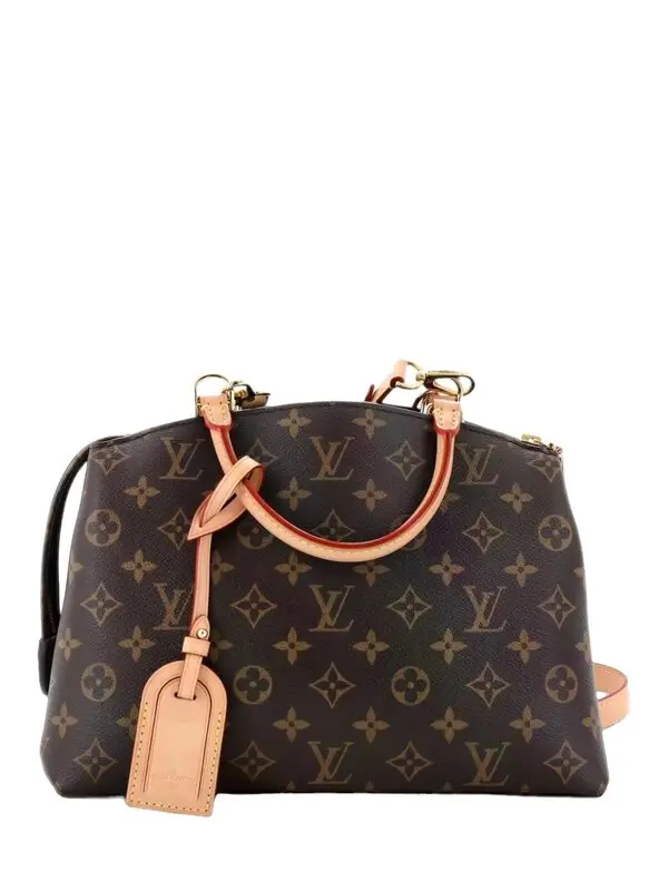 LOUIS VUITTON Monogram Canvas Petit Palais Satchel - Brown